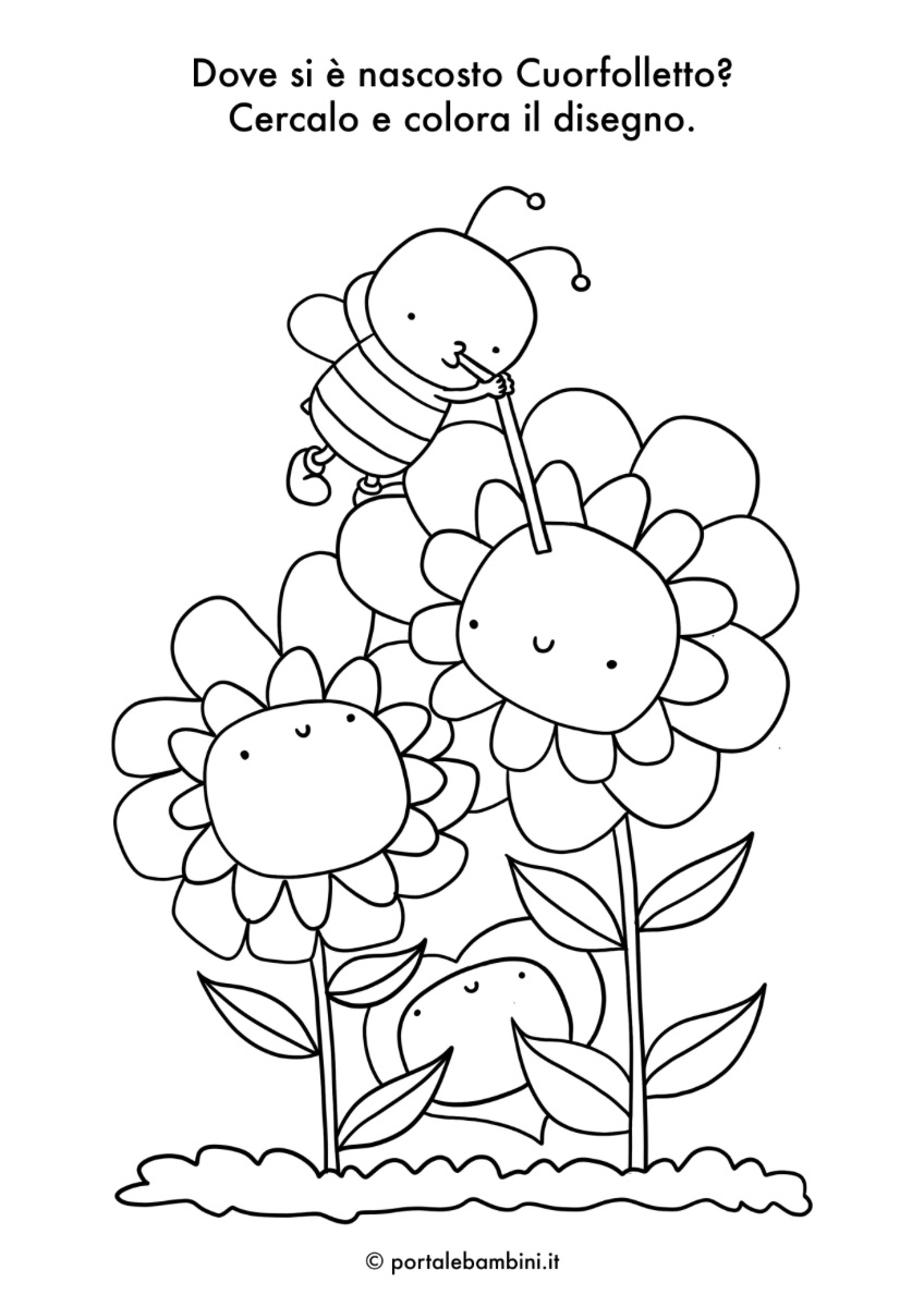 Lente Primavara Kleurplaat Colorat Bloem Primavera Mewarnai Musim ...