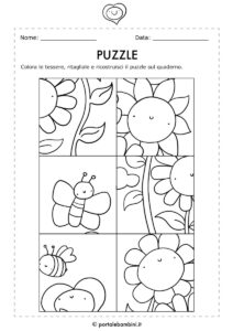 Puzzle di Primavera | portalebambini.it