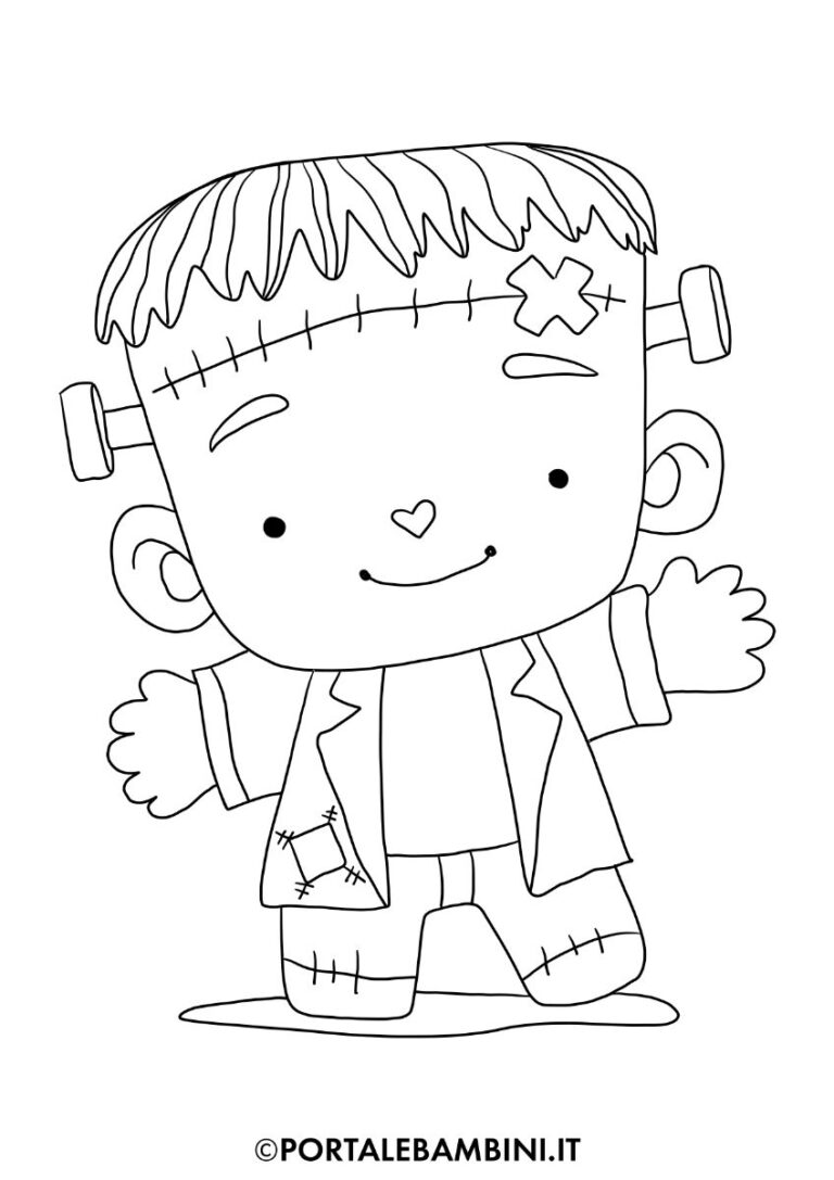 Disegni Zombie da Colorare (Stampa Gratis)