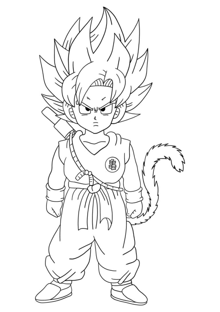 Disegni di Dragon Ball da Colorare | portalebambini.it