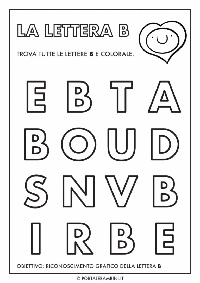 Parole con la B + Schede sulla B