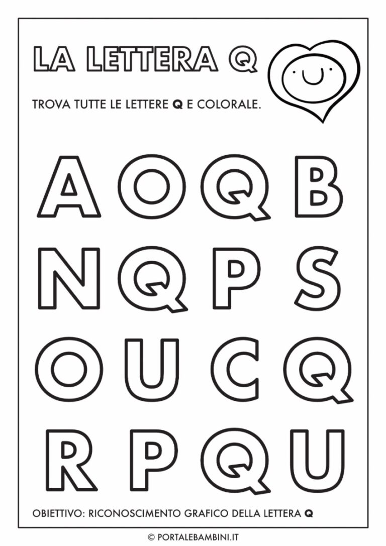 Parole con la Q + Schede sulla Q