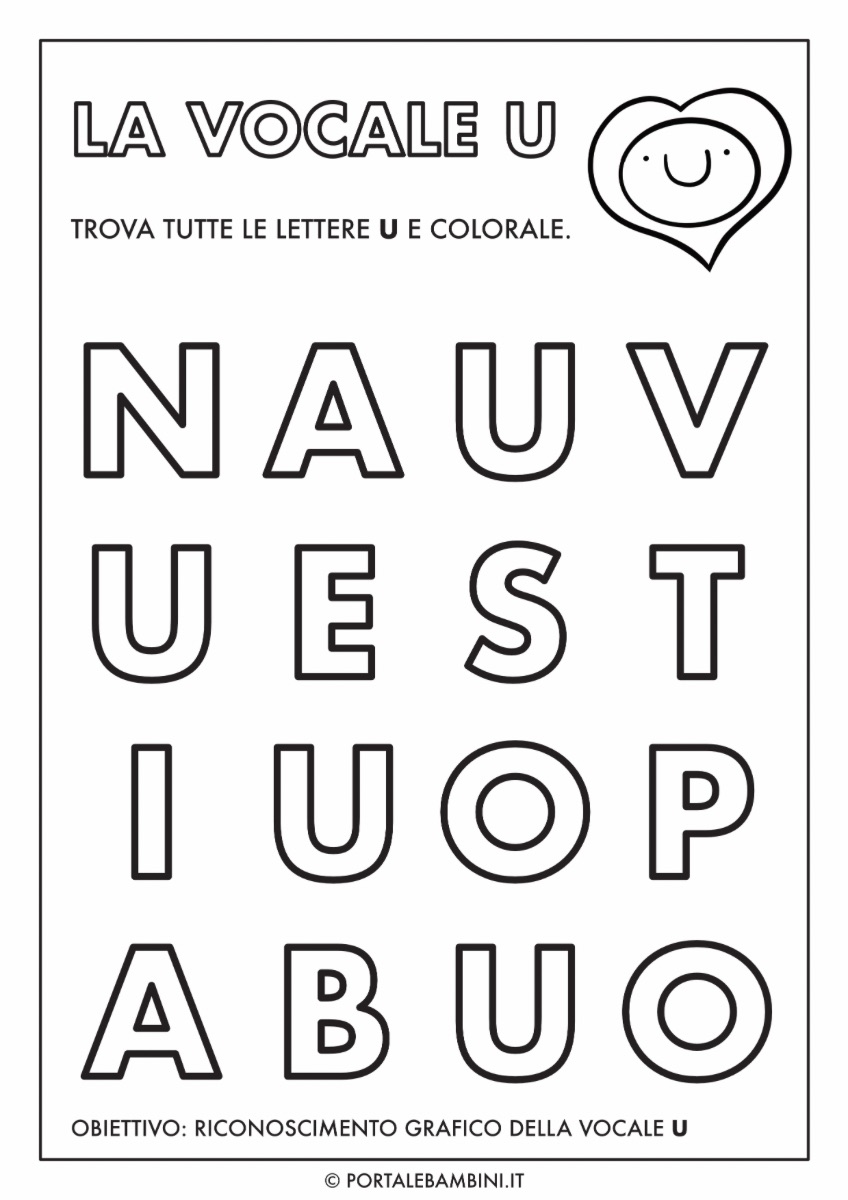 Parole con la U + Schede sulla U