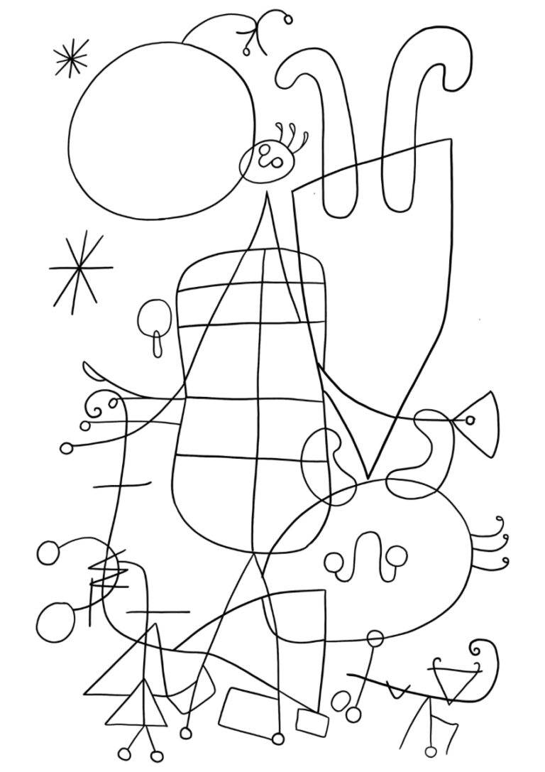 Quadri Famosi da Stampare e Colorare | portalebambini.it