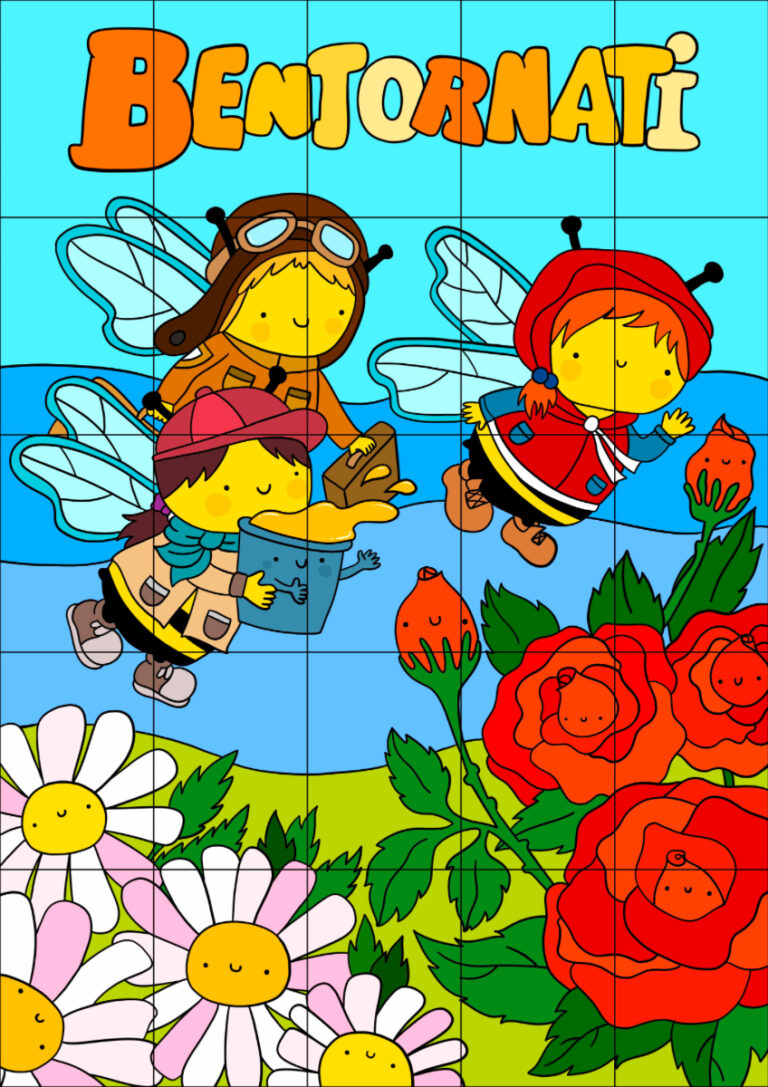 Poster gigante di bentornato | portalebambini.it