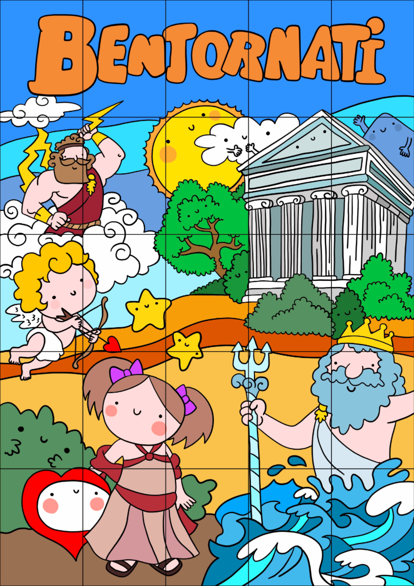 Poster gigante di bentornato | portalebambini.it