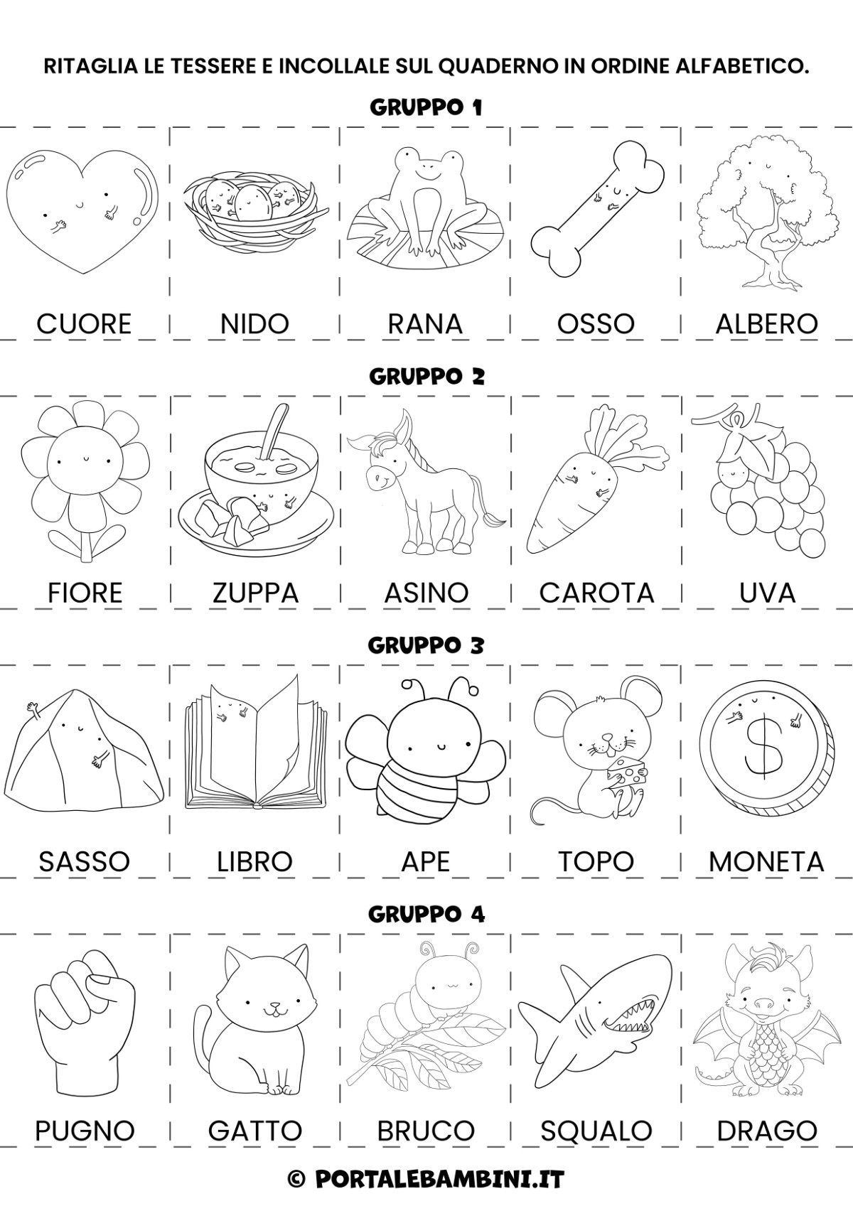 Esercizi Su Alfabeto E Ordine Alfabetico Esercizi Su Alfabeto E Ordine Alfabetico