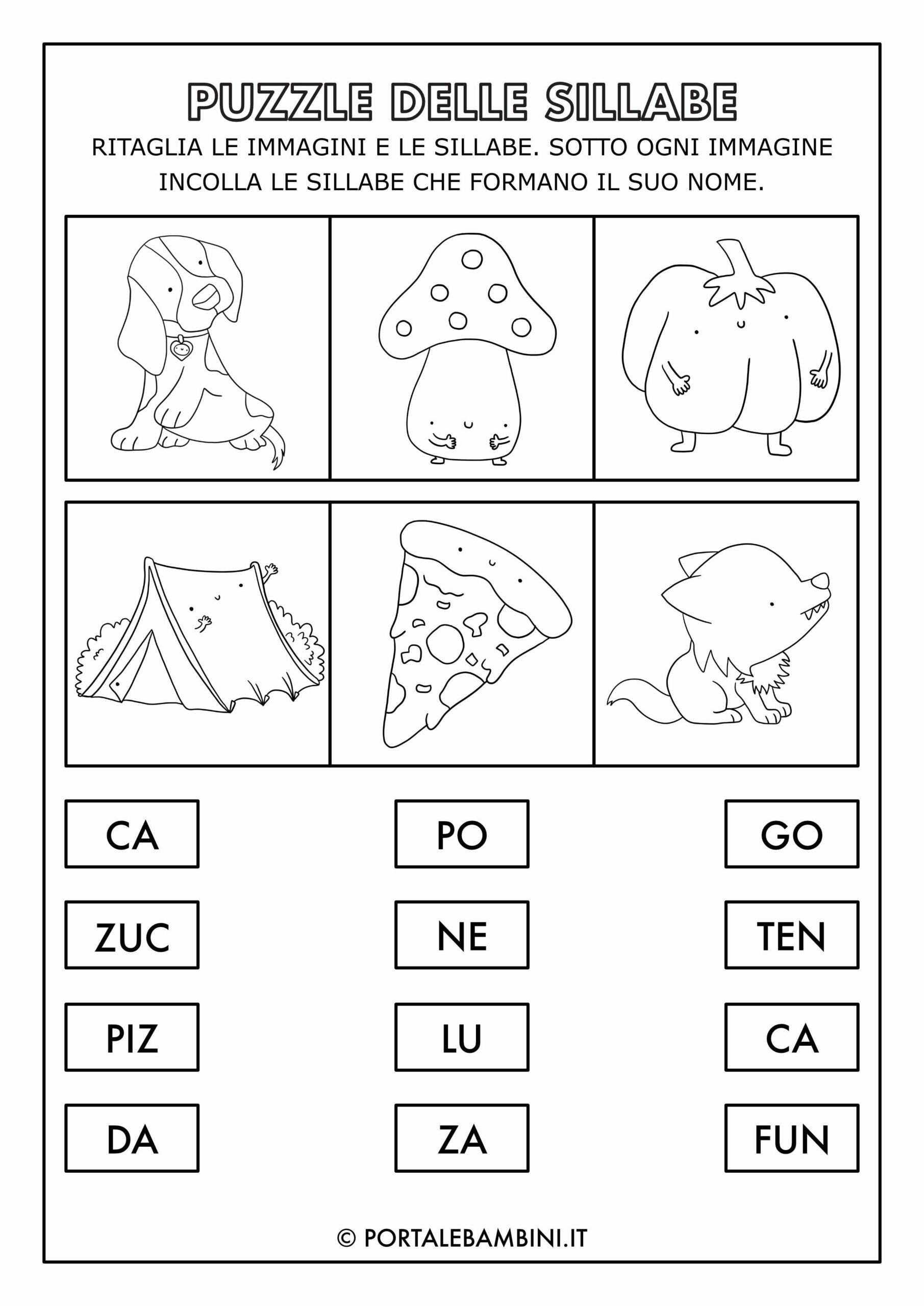 Giochi con le Sillabe | portalebambini.it