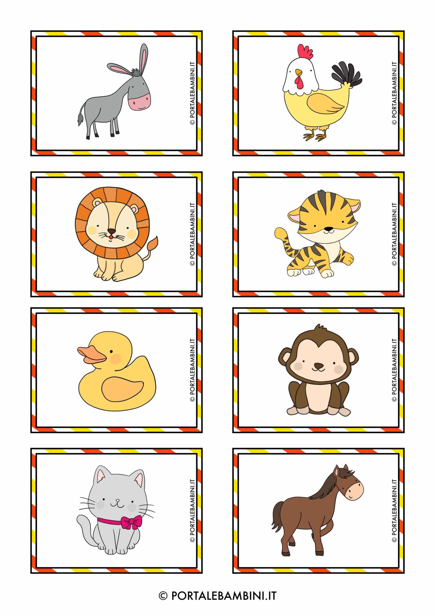 Animali in Inglese | portalebambini.it