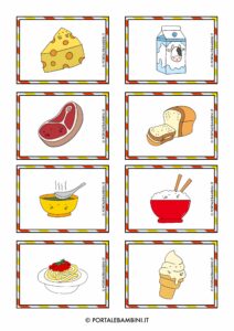 Cibi in Inglese: elenco dei nomi e flashcard | portalebambini.it