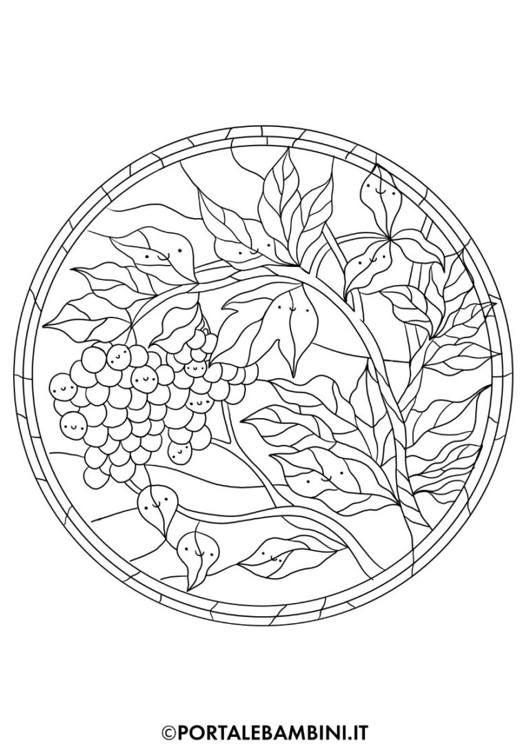 Mandala Autunnali da Colorare | portalebambini.it