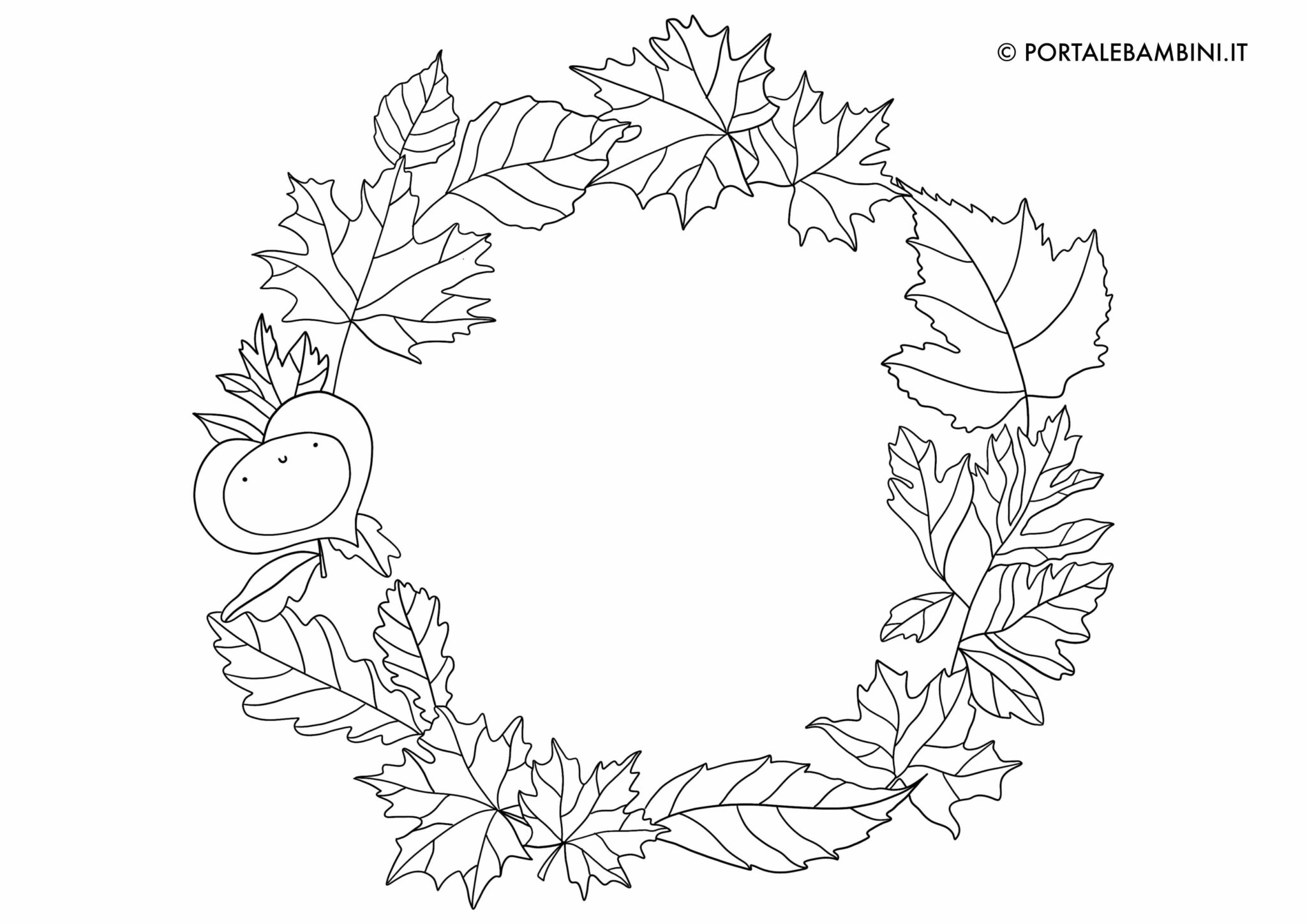 Mandala Autunnali da Colorare | portalebambini.it