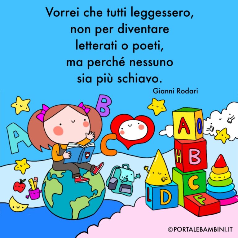 Le più belle frasi di Gianni Rodari | portalebambini.it