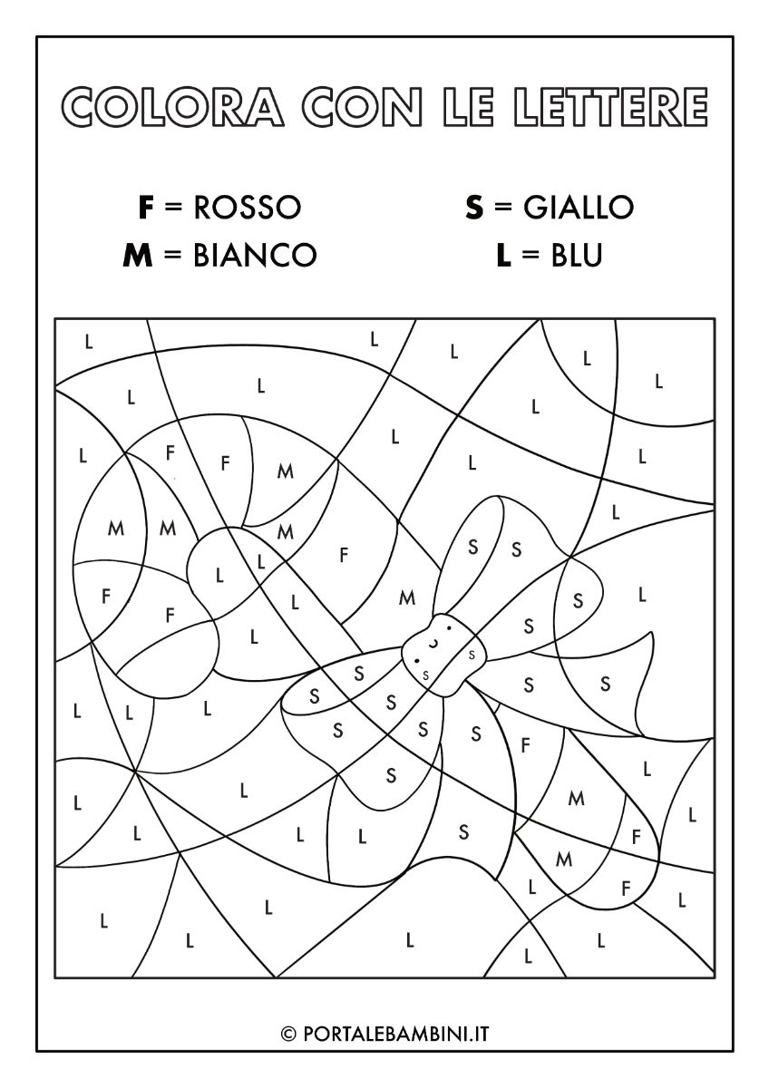 Colora con le Lettere | portalebambini.it