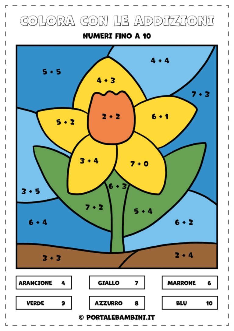 Colora coi Numeri | portalebambini.it