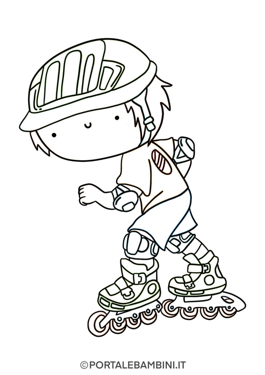 Bambini da Colorare (stampa gratis) | portalebambini.it