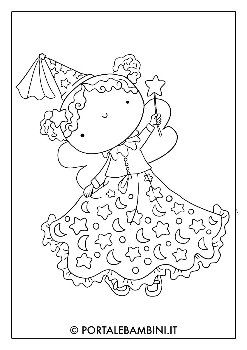 Fate da Colorare (stampa gratis) | portalebambini.it