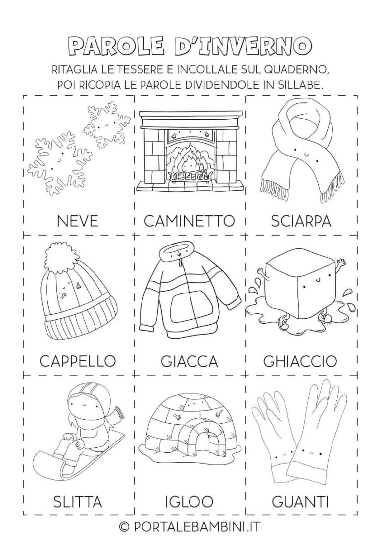 Schede Didattiche Inverno (Scuola Infanzia e Primaria)