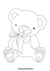 Disegni Orsetti da Colorare - Stampa Gratis