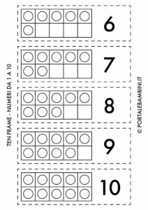 Schede Didattiche sui Numeri (da 0 a 10) | portalebambini.it