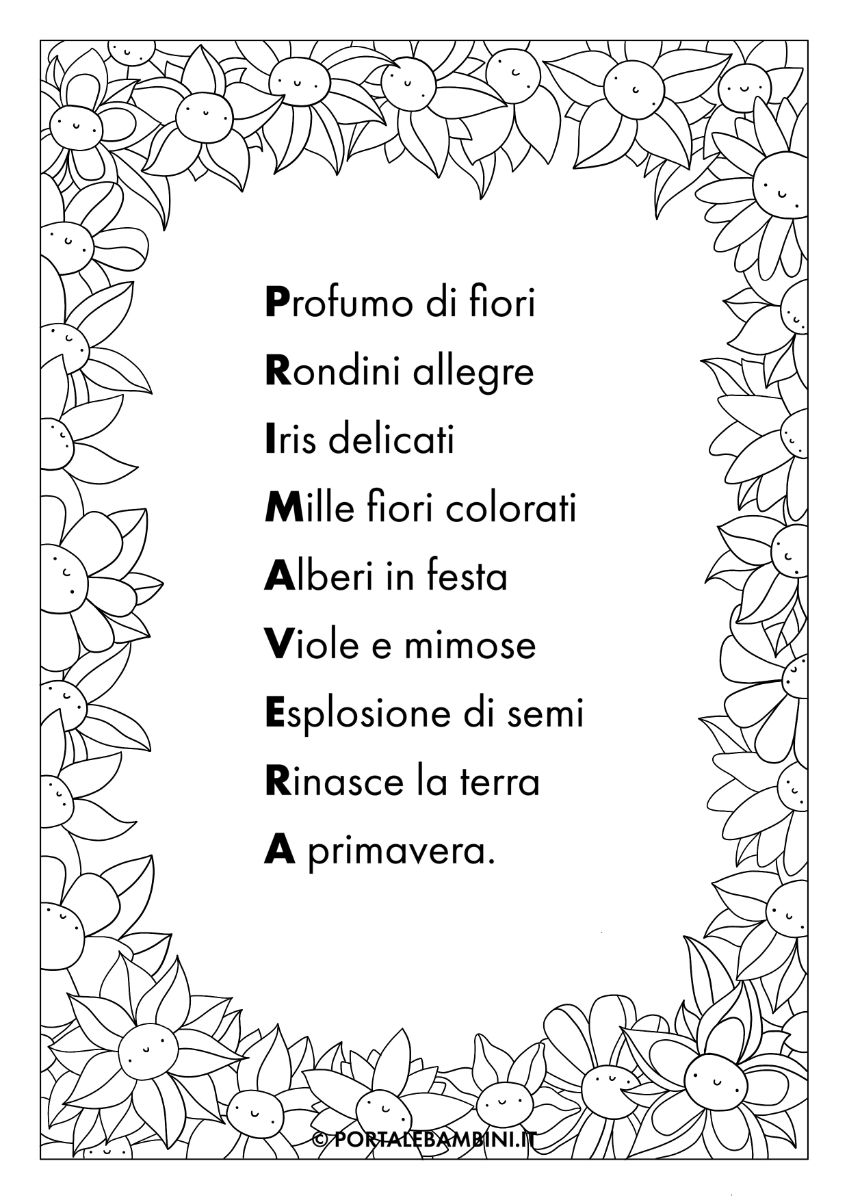 Poesia Acrostica Di Famiglia