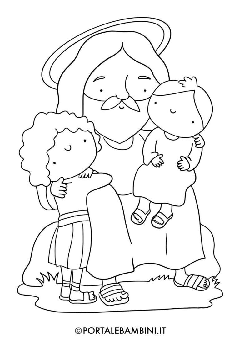 Disegni di Gesù da Colorare