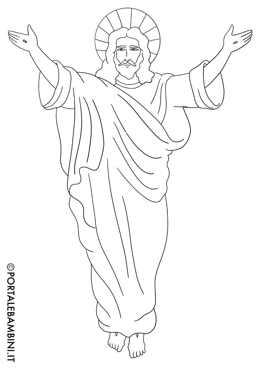 Disegni di Gesù da Colorare