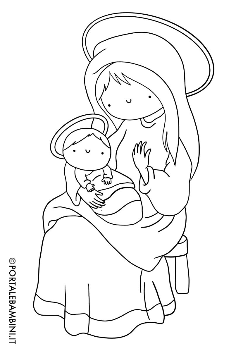 Madonna da Colorare
