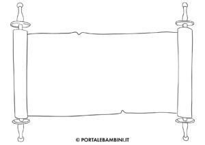 Pergamena - Disegni da Stampare e Colorare