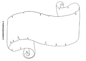 Pergamena - Disegni da Stampare e Colorare