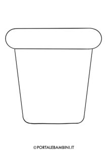 Disegni di Vasi da Colorare (stampa gratis)