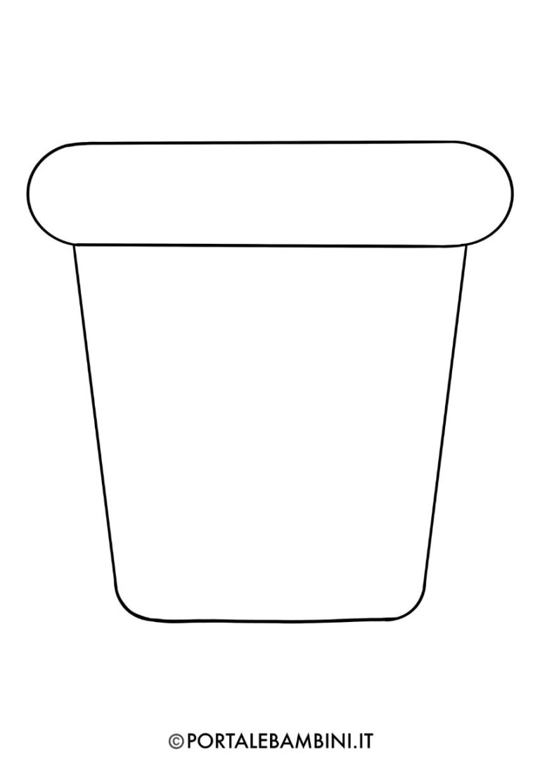 Disegni di Vasi da Colorare (stampa gratis)