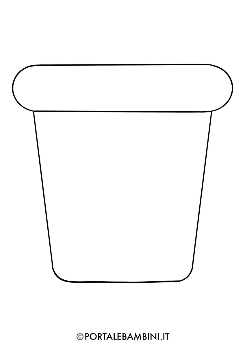 Disegni di Vasi da Colorare (stampa gratis)