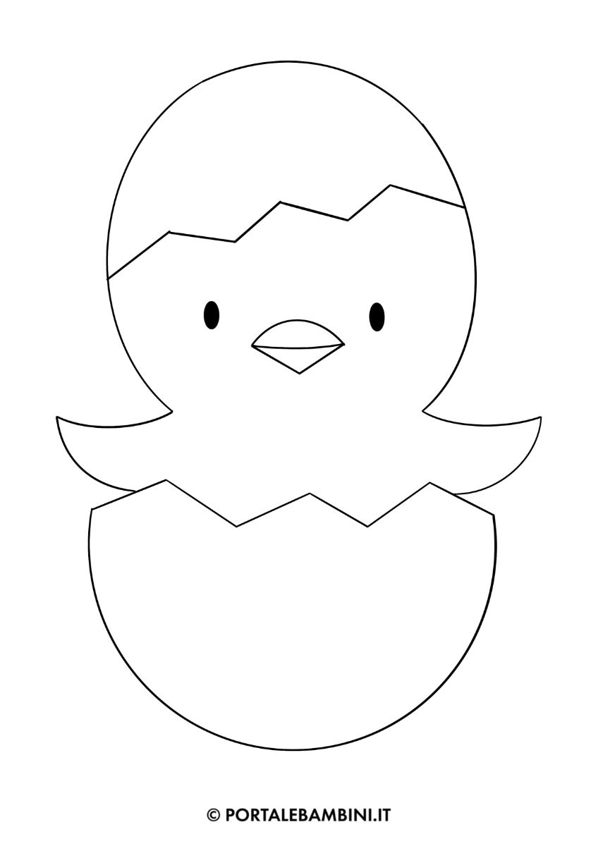 Disegni di Pasqua da Colorare | portalebambini.it