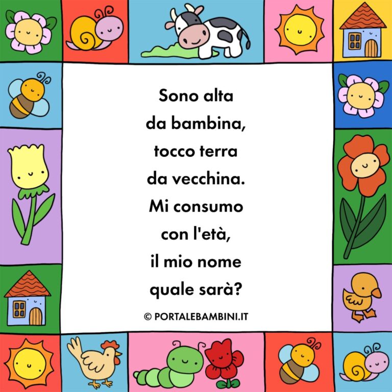 Indovinelli per Bambini (con Soluzioni)