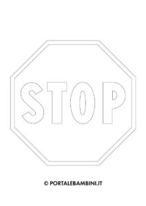 Segnali Stradali da Colorare