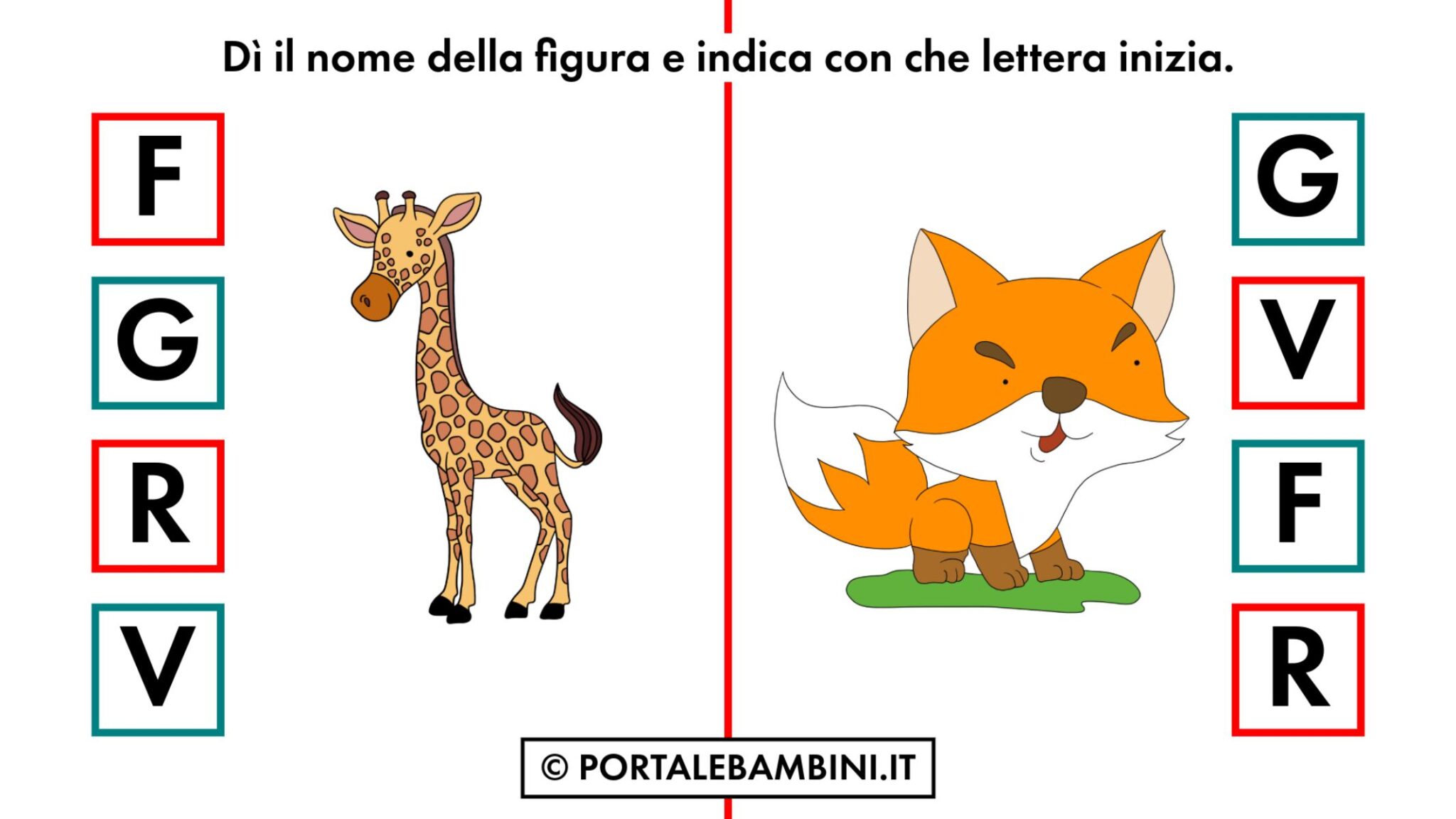 Parole con la G - Elenco e Schede Didattiche