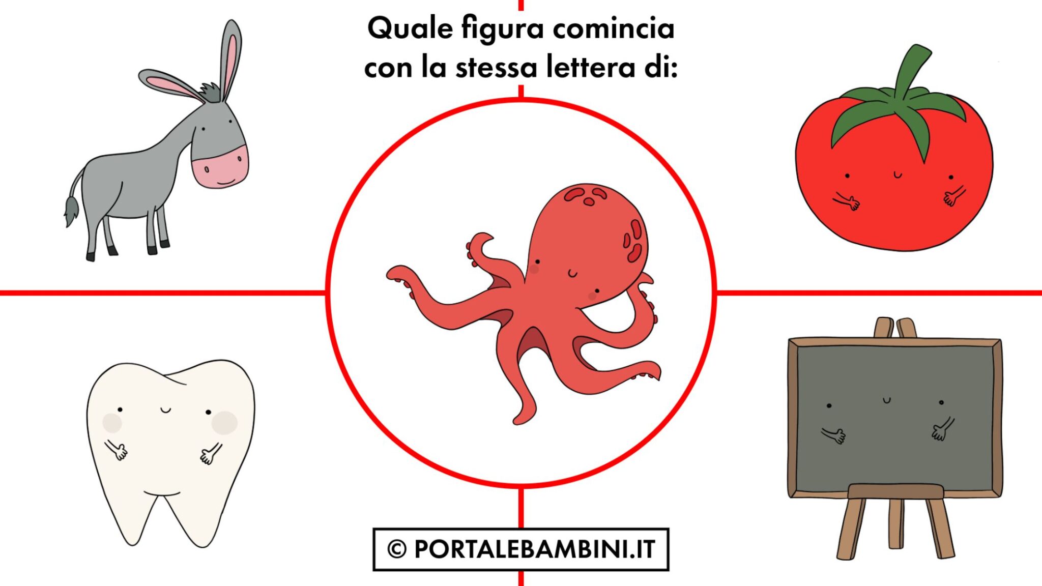 Parole con la P + Schede sulla lettera P