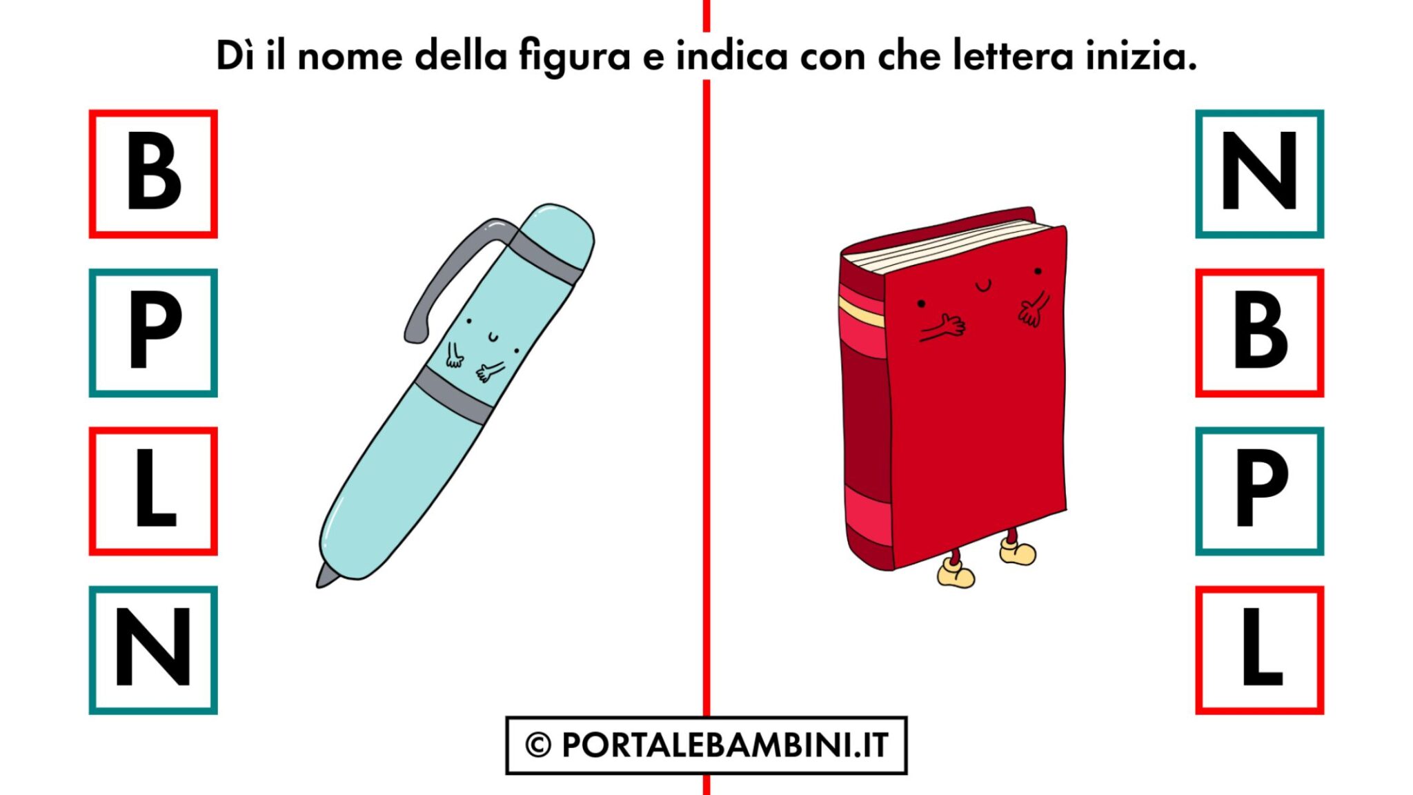 Parole con la P + Schede sulla lettera P