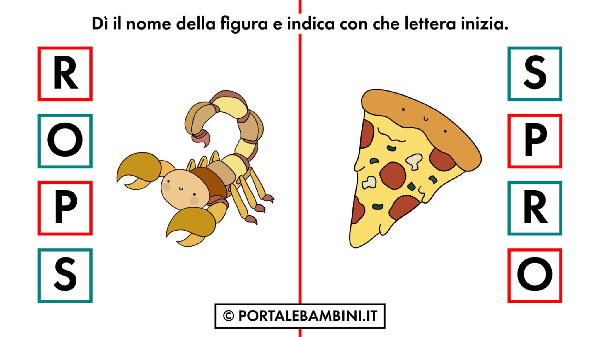 Parole con la S + Schede sulla S