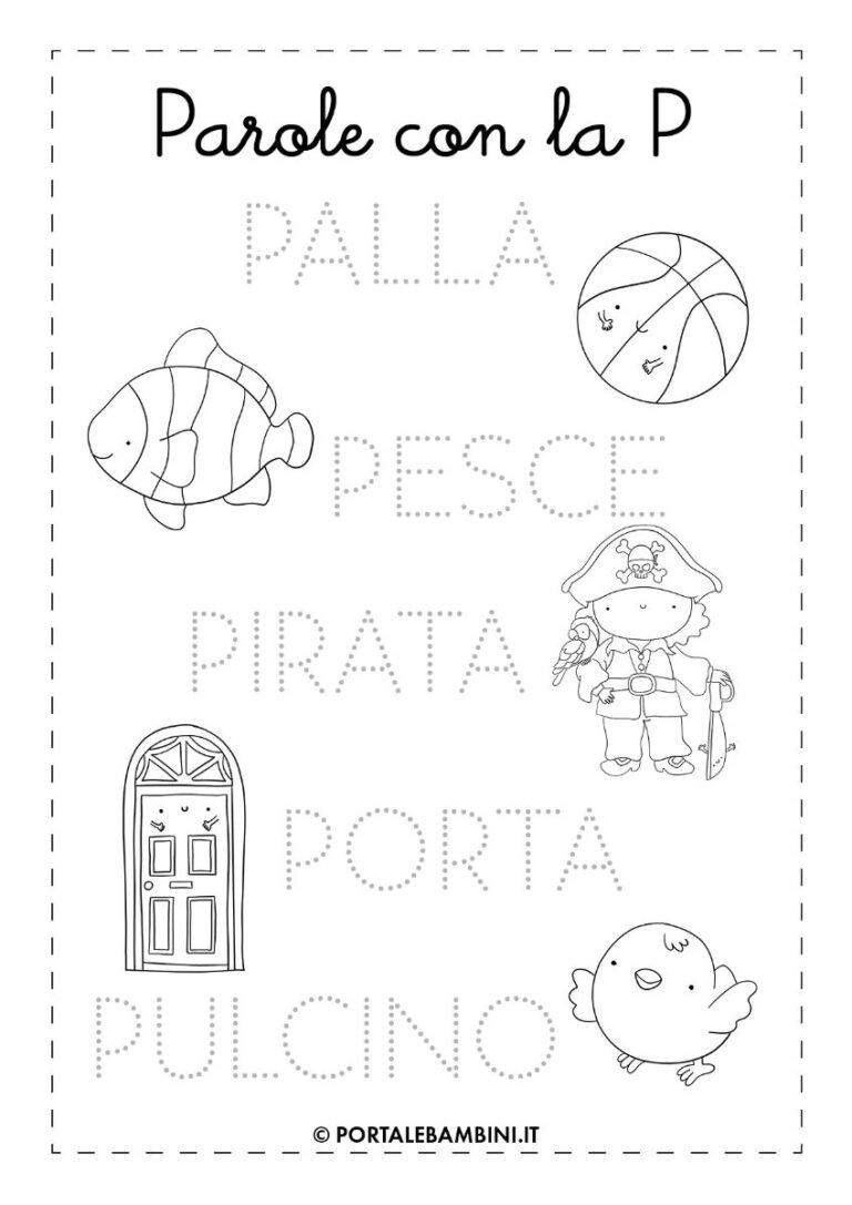 Parole con PA PE PI PO PU | portalebambini.it