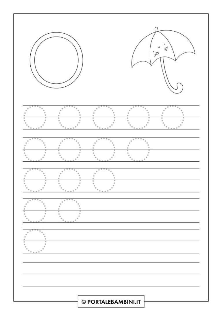 Schede di Pregrafismo sulle Lettere dell'Alfabeto