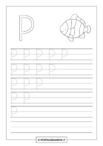 Parole con la P + Schede sulla lettera P