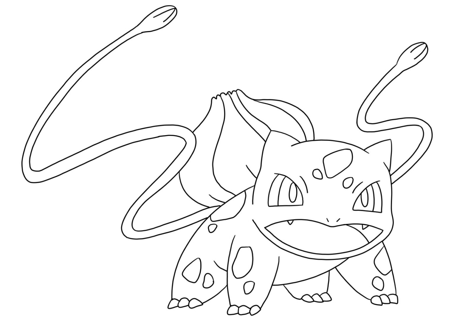 Disegni Bulbasaur da Colorare (Stampa Gratis)