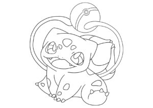 Disegni Bulbasaur da Colorare (Stampa Gratis)