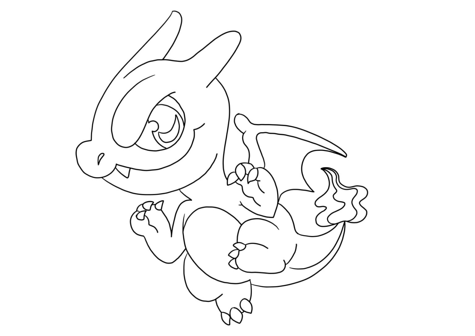 Disegni Charizard da Colorare (Stampa Gratis)