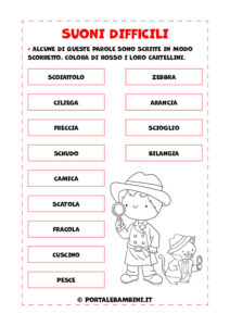 Suoni Difficili (Schede Didattiche per la Scuola Primaria)