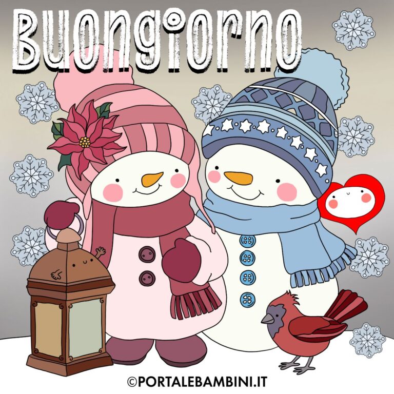 Buongiorno con la Neve - Immagini Gratis