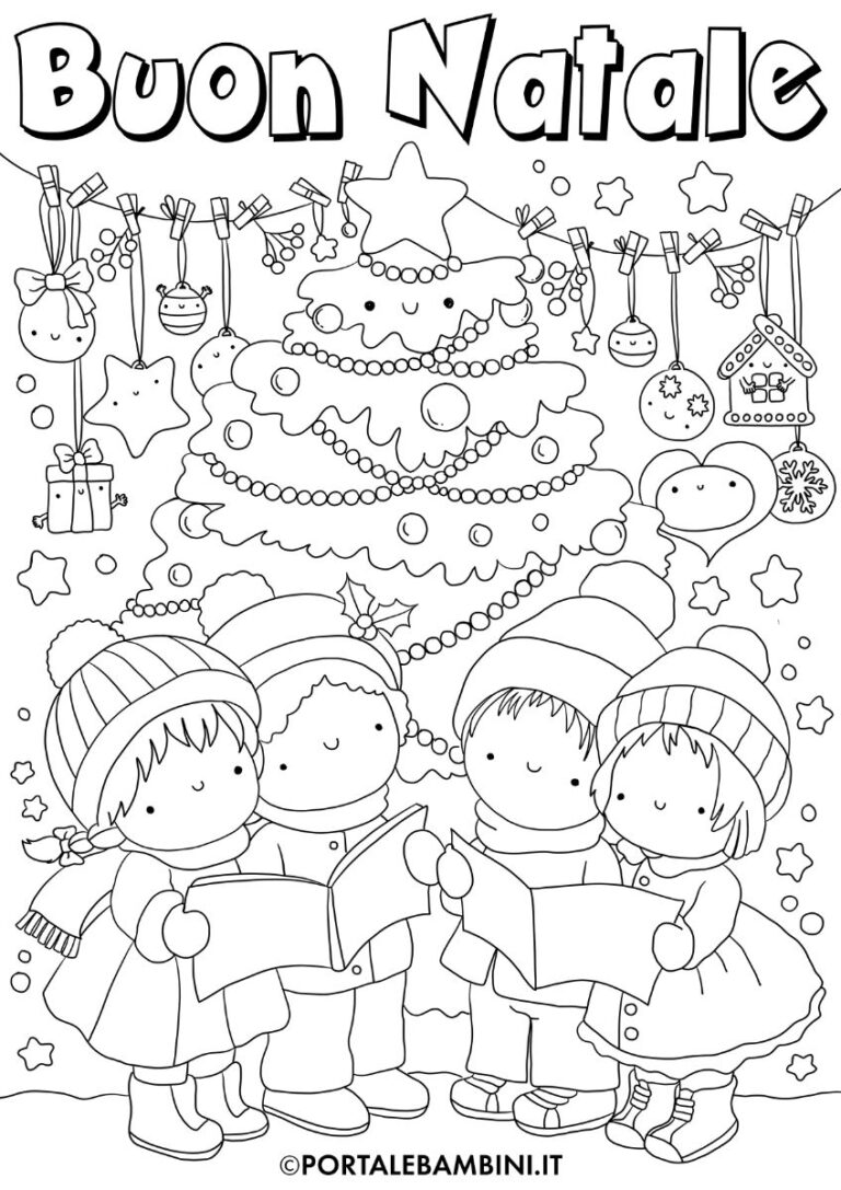 Disegni di Natale da Colorare (stampa gratis) | portalebambini.it