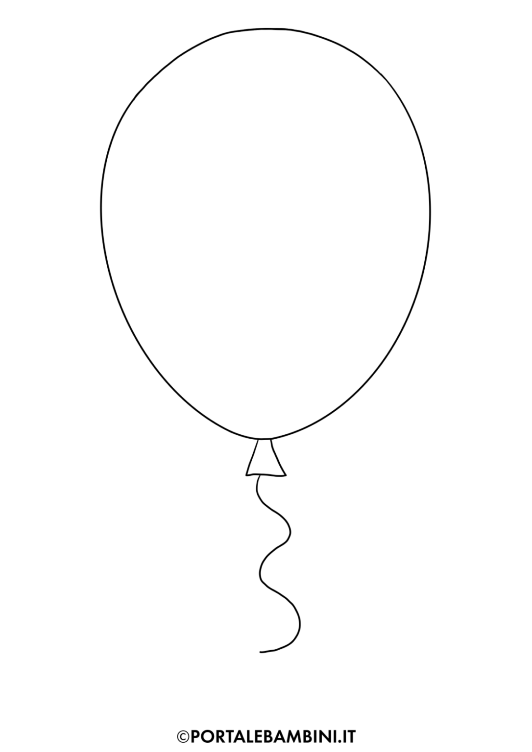 Disegni di Palloncini da Colorare